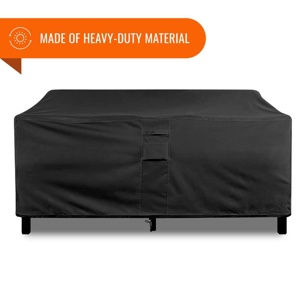 KHOMO GEAR 48 in. W x 32.5 in. H x 31 in. D X-Small Black Outdoor Patio ...