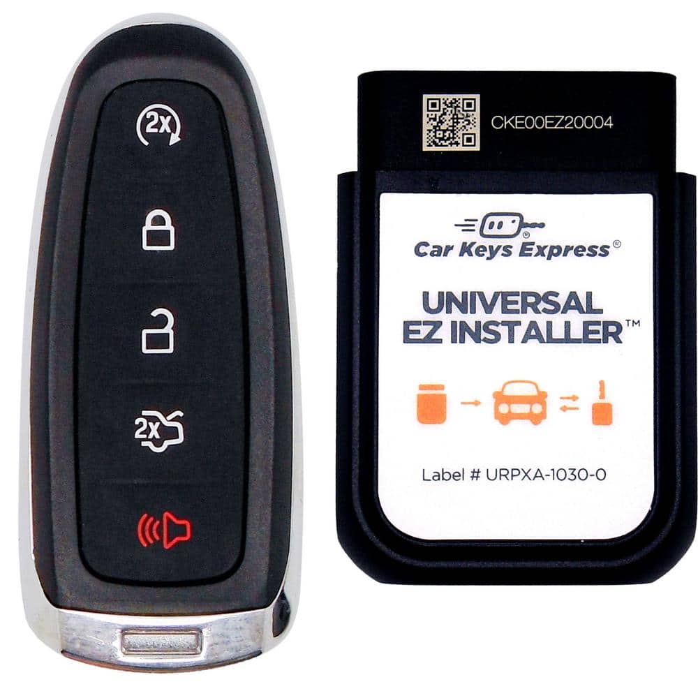 Car Keys Express Ford Simple Key-5 Button Smart Key Remote and ...