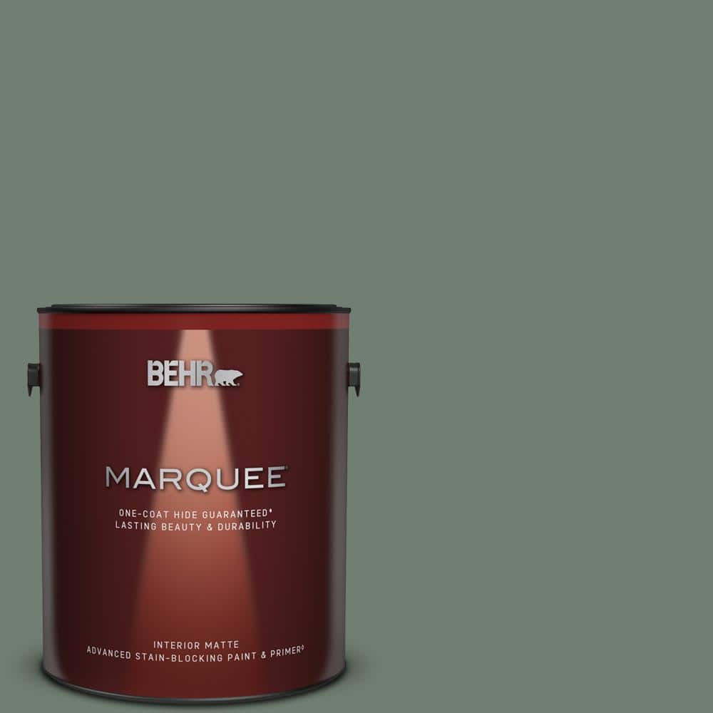BEHR MARQUEE 1 gal. #N420-5 Boreal One-Coat Hide Matte Interior Paint ...
