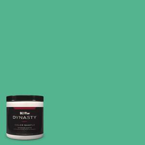 BEHR PREMIUM PLUS 1 gal. #MQ4-16 Aruba Green Satin Enamel Exterior ...