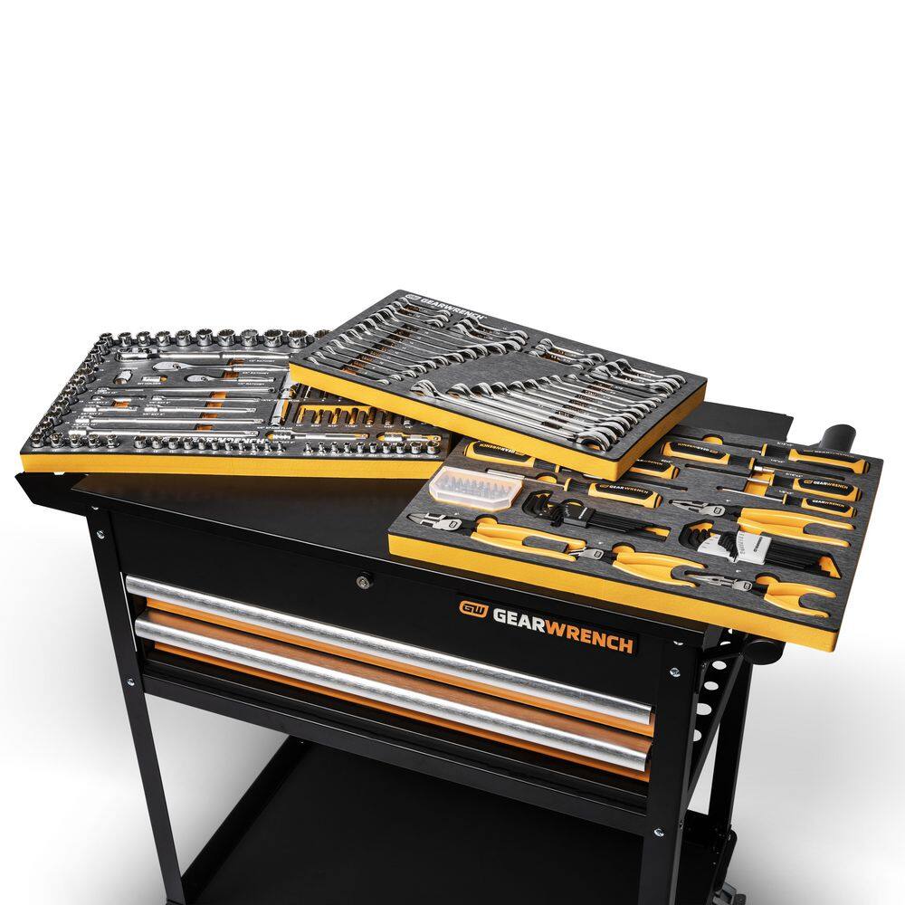 GEARWRENCH 1/4 in., 3/8 in. and 1/2 in. Drive Mechanics Tool Set in EVA ...