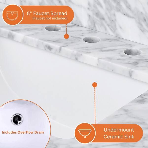 Home Decorators Collection Merryfield 43 in. Single Sink Dove Grey Bath ...