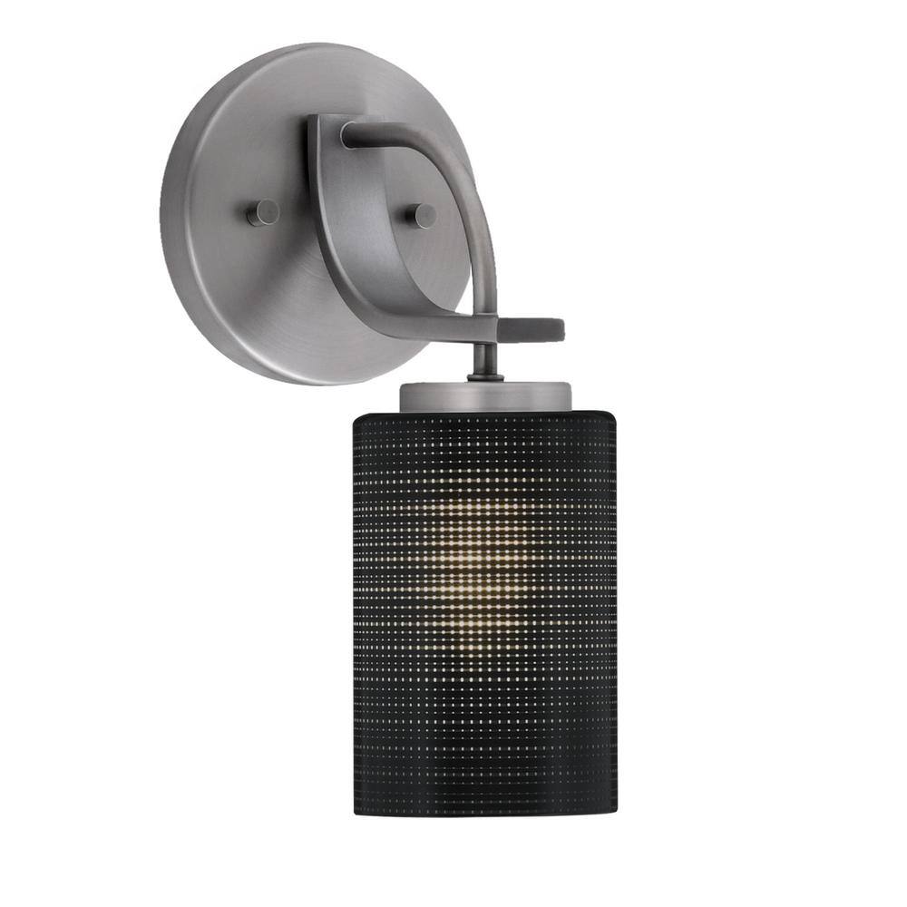 Olympia 1-Light Graphite Wall Sconce 3R911GP4069 - The Home Depot