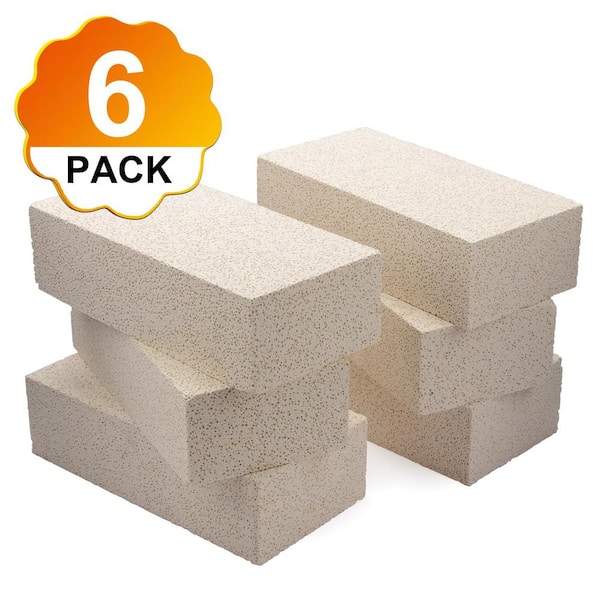 Angel Sar 9 in. x 4.5 in. x 2.5 in. 6 Pieces Alumina and Silicon ...