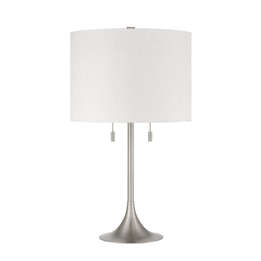 CRAFTMADE Neely 30 in. Brushed Nickel Finish Contemporary Standard Bulb ...