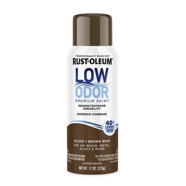 Reviews for Rust-Oleum Low Odor 11 oz. Gloss Brown Bear Low Odor Water ...
