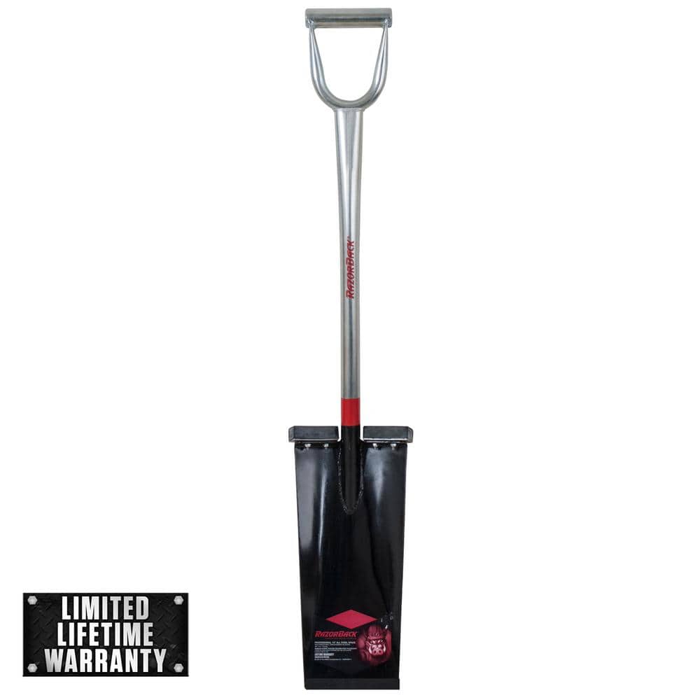 Razor-Back 15 in. Industrial All Steel Spade 2451700 - The Home Depot