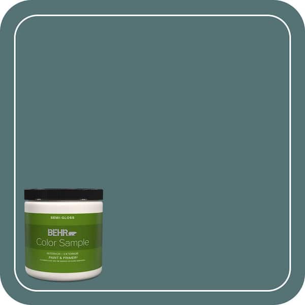 BEHR PREMIUM PLUS 8 oz. #PPU13-02 Juniper Berries Semi-Gloss Interior ...