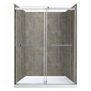 CRAFT + MAIN Cove Sliding 48 in. L x 34 in. W x 78 in. H Center Drain ...