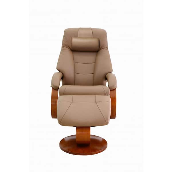 Progressive Furniture Relax-R Montreal Recliner and Ottoman with Pillow ...