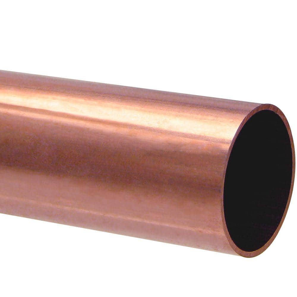 MUELLER STREAMLINE CO. 3/4 in. x 10 ft. Copper Type L Pipe LH06010 ...
