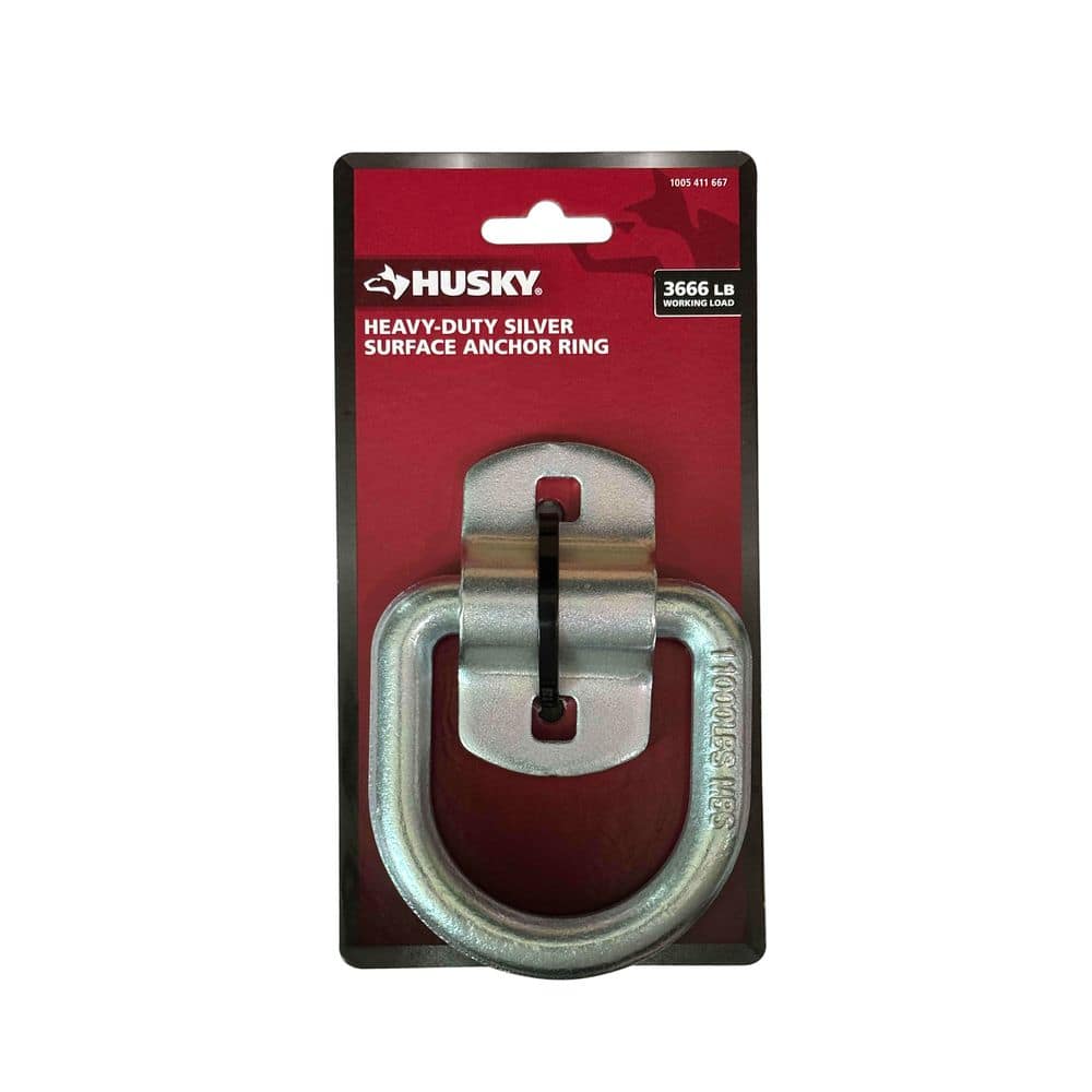Husky Heavy-Duty Silver Surface Anchor Ring FH1122T - The Home Depot