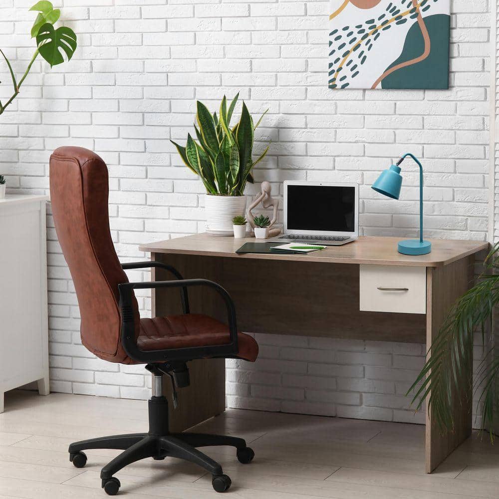 Simple Designs 16" Sleek Essentials Adjustable Metal Desk Task Lamp ...