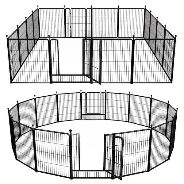 37 ft. x 13 in. Garden Animal Barrier Fence 1. 44 in. Gap Decorative ...