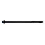 BIG TIMBER #17 x 5 in. Hex Head Black Log Screws (25-Pack) BL175-25