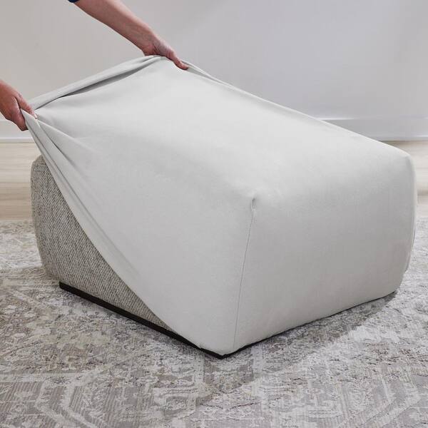 Ottoman slipcover store