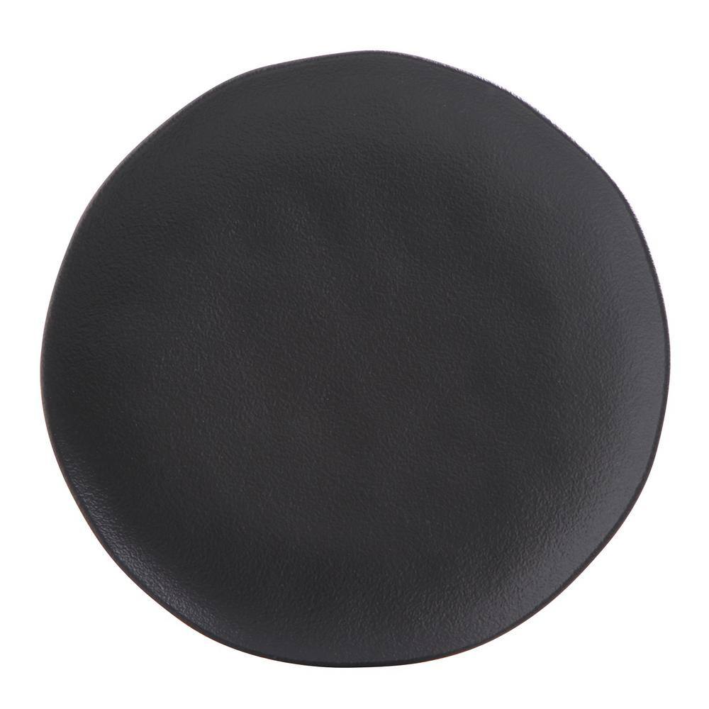 PORTO BRASIL Matte Black Dinner Plate Organic (Set of 6) 121473901 ...