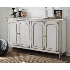 Signature DESIGN BY ASHLEY Roranville Antique White/Brown 38.63 in ...