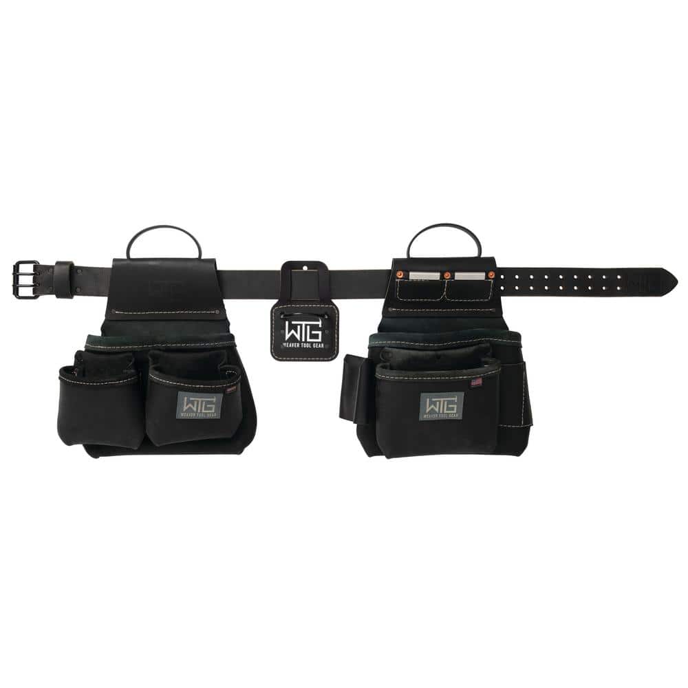 Weaver Tool Gear Classic Framer Leather Black Tool Belt Black 85260-65 ...
