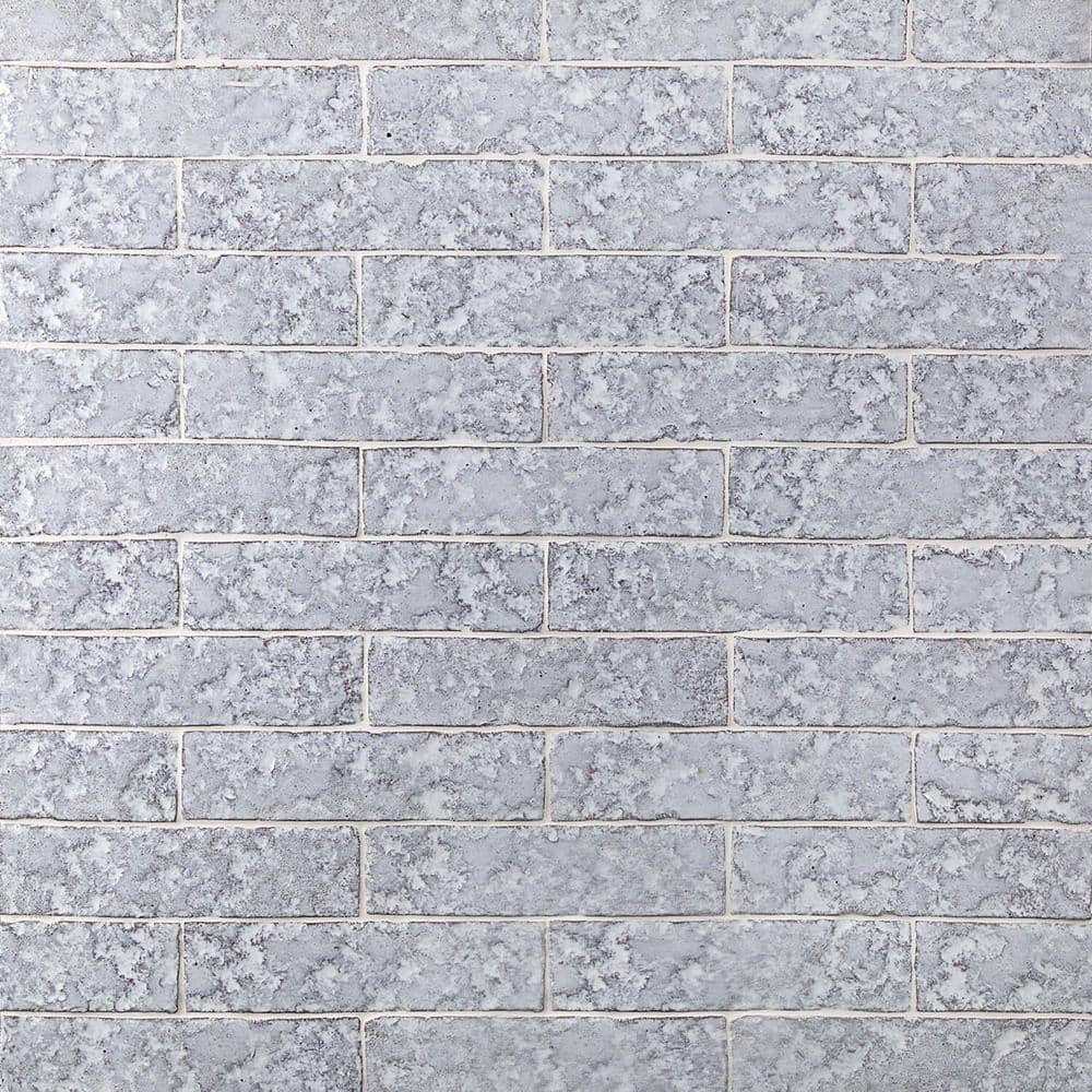 Ivy Hill Tile Weston Temp White 2 in. x 0.55 in. Polished Clay Subway ...