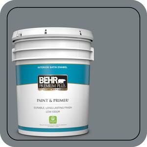 BEHR MARQUEE 1 gal. #N450-5 Intergalactic Semi-Gloss Enamel Exterior ...