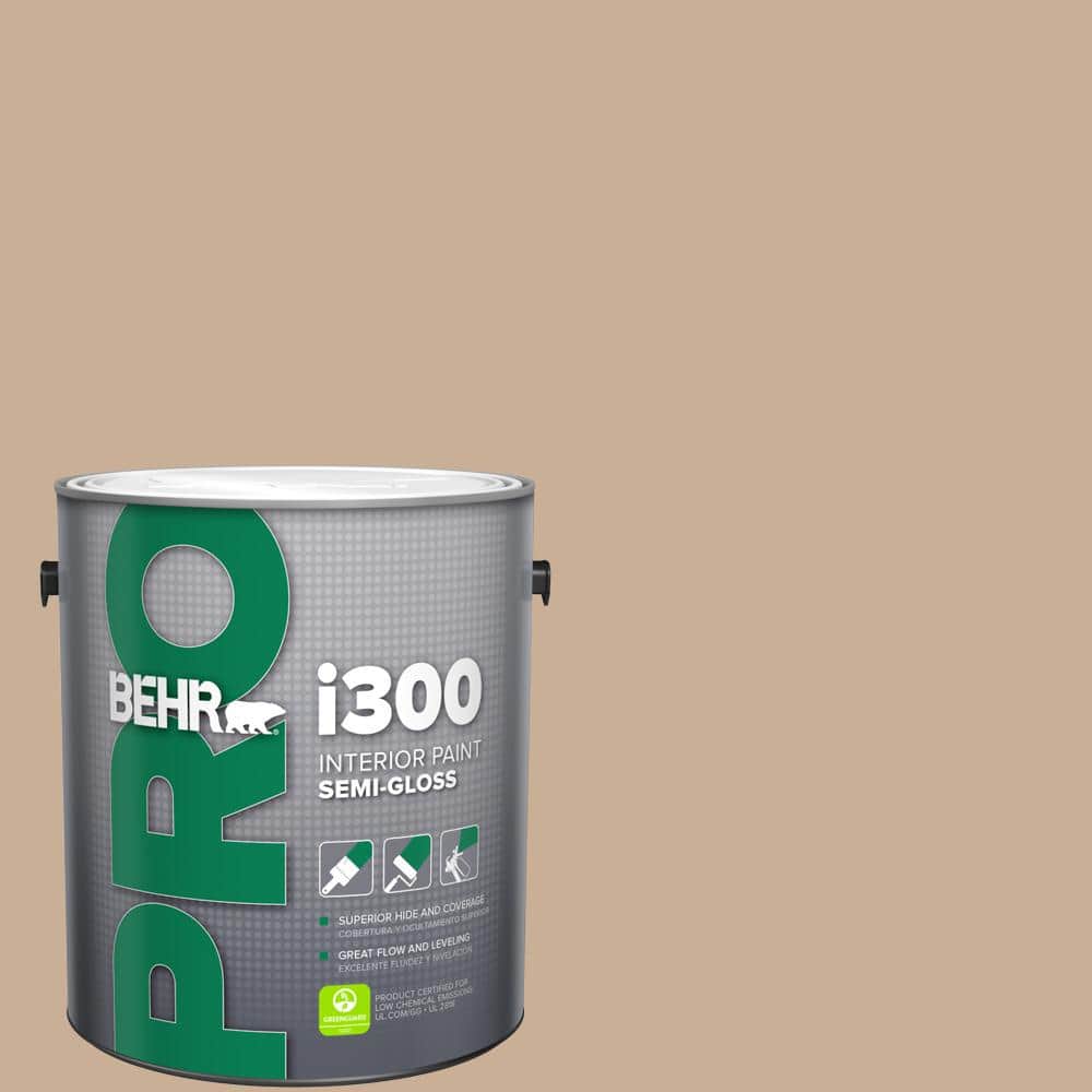 BEHR PRO 1 gal. #280E-3 Toasted Wheat Semi-Gloss Interior Paint PR37001 ...