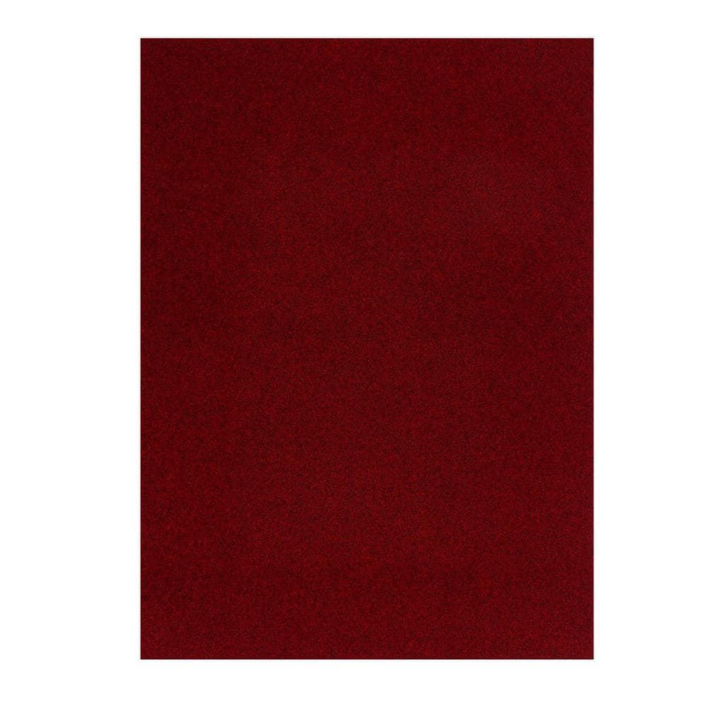 Mohawk Home All Purpose Velour Red 3 ft. x 4 ft. Indoor/Outdoor ...
