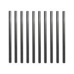 NUVO IRON 32 in. x 3/4 in. Galvanized Square Balusters (10-Pack)-SQPS32 ...