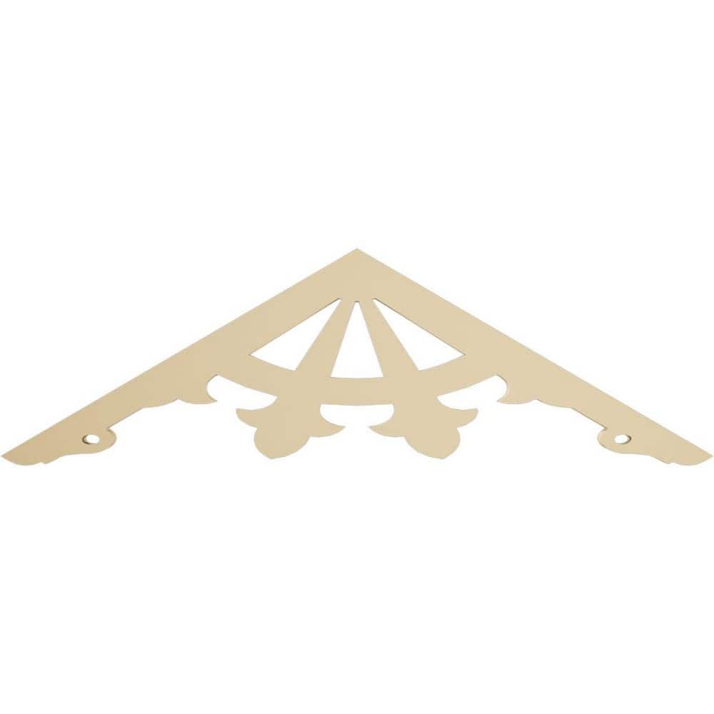 Ekena Millwork 48 in. W x 14 in. H x 1 1/2 in. P (7/12) Pitch Riley ...