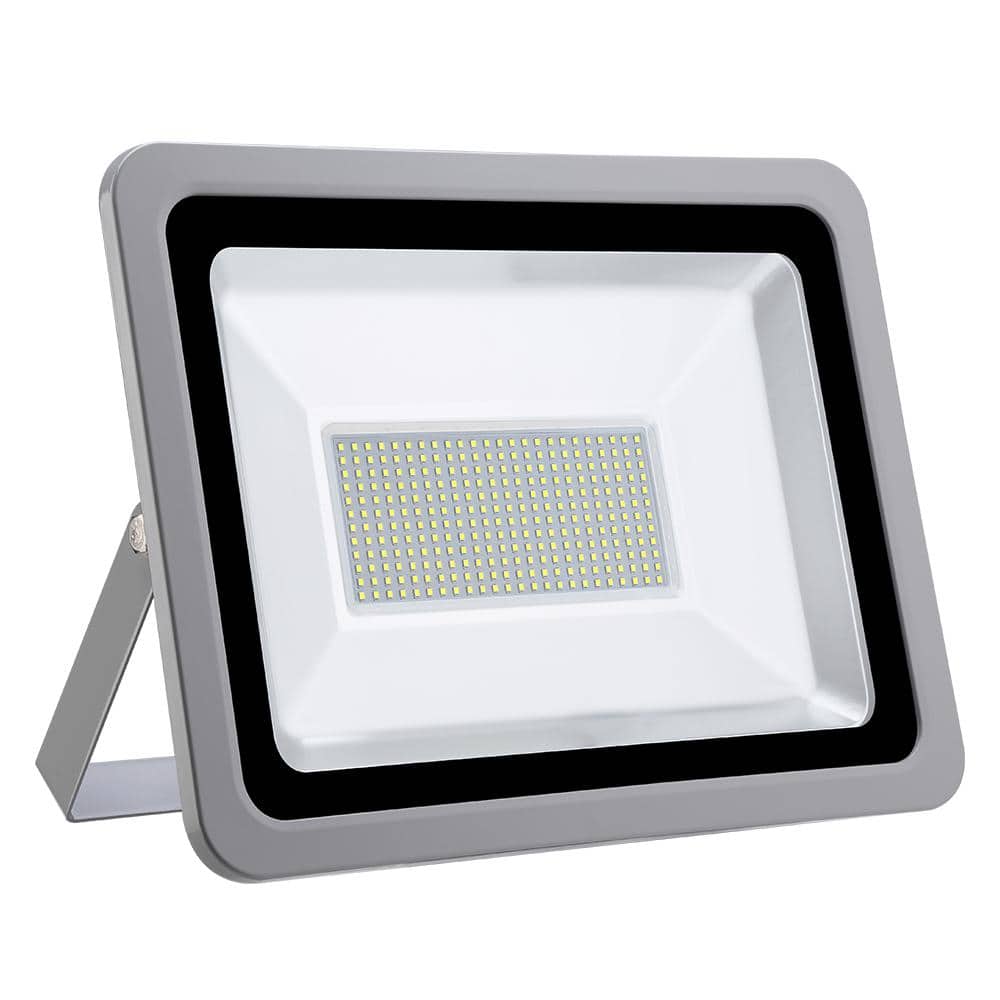 CIPACHO 300-Watt 120-Degree Gray Integrated LED Outdoor Thin Flood ...