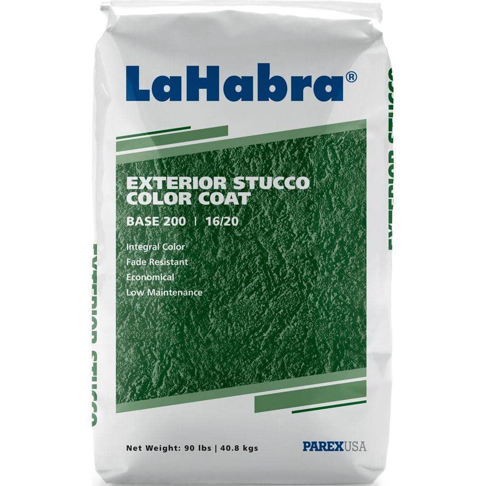 LaHabra 90 lbs. Exterior Stucco Color Coat Base #200 Gray 739959 - The ...