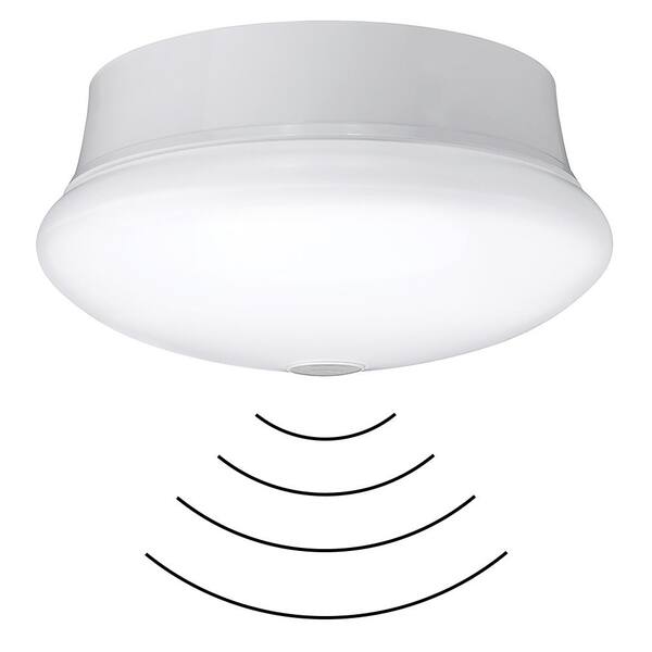 Motion Sensor Light Fixtures Commercial Commercial Electric Spin Light