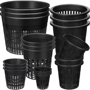 SenQWFa 2 in. Round Plastic Net Pots with Wide Lip Design for ...