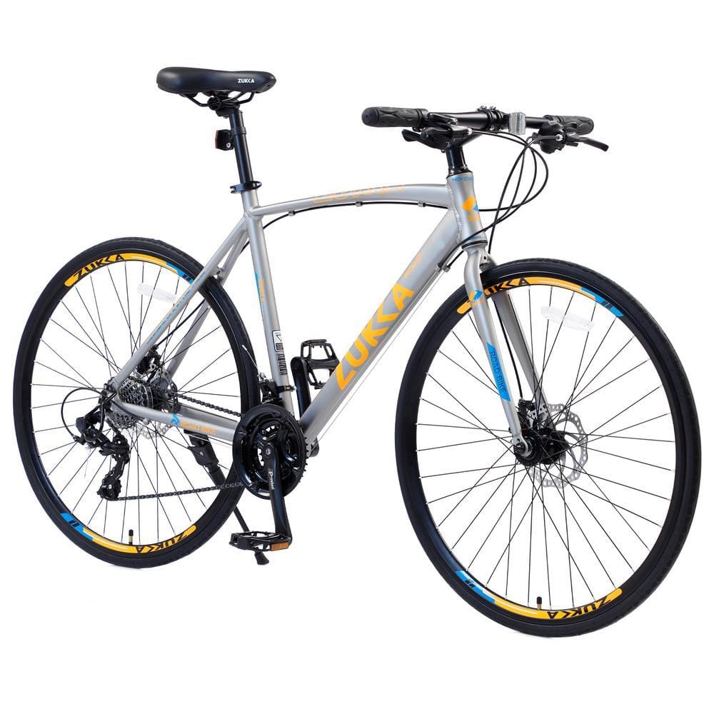 Zeus & Ruta 24 Speed Hybrid Bike Disc Brake 700 C Road Bike For Men ...