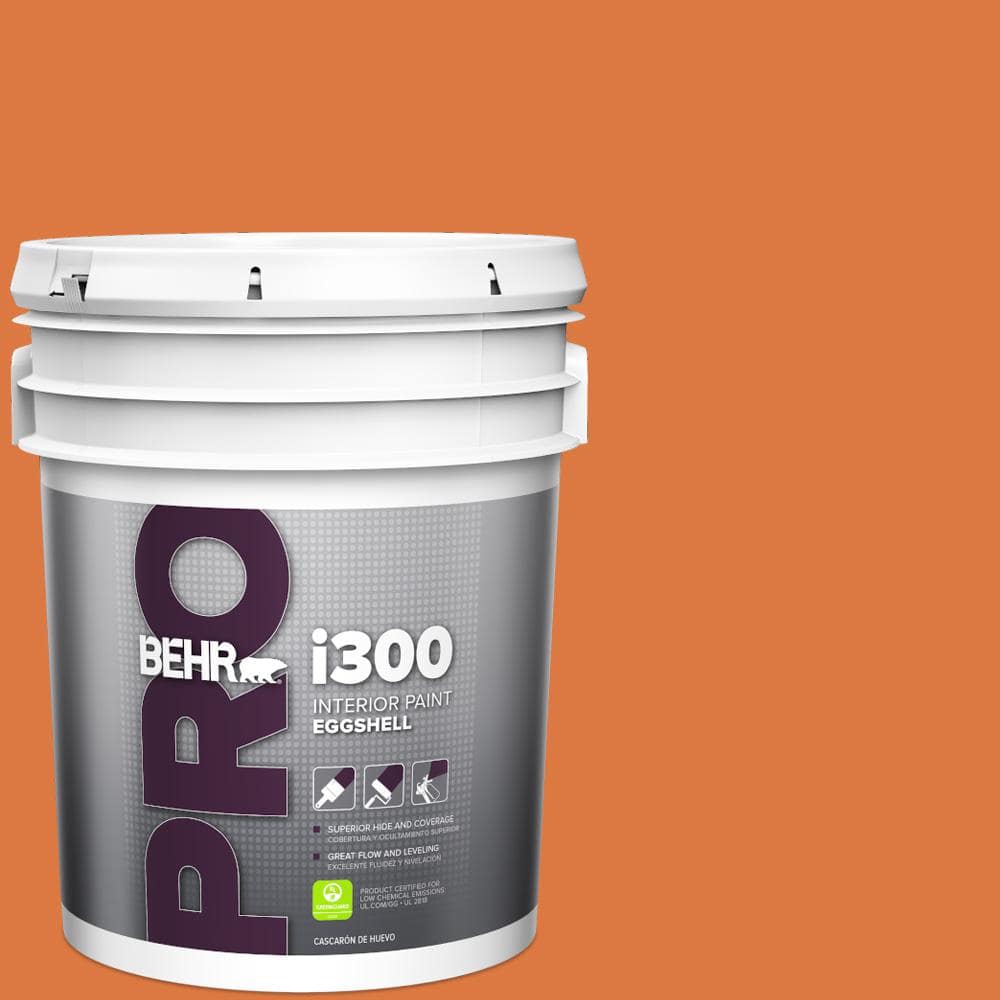 BEHR PRO 5 gal. #P210-7 Japanese Koi Eggshell Interior Paint PR33305 ...