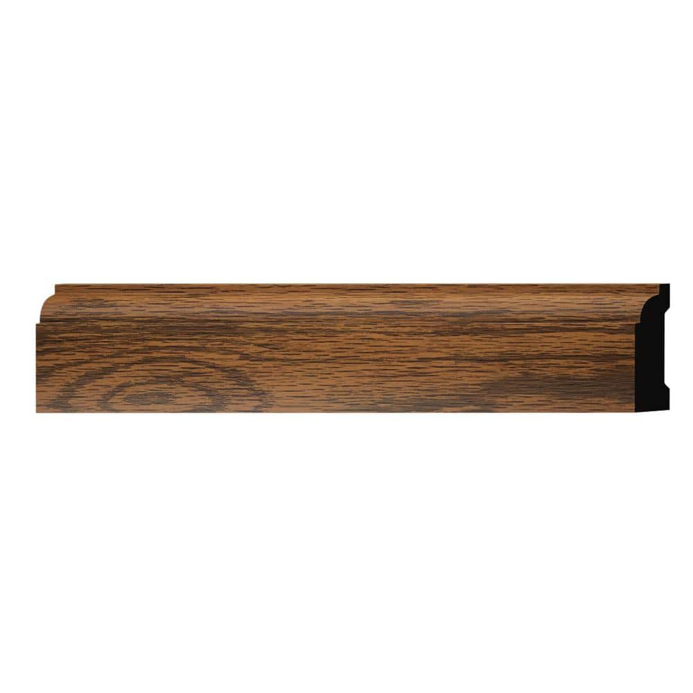 Ekena Millwork 0.375 in. D x 1.25 in. W x 6 in. L PVC Baseboard ...