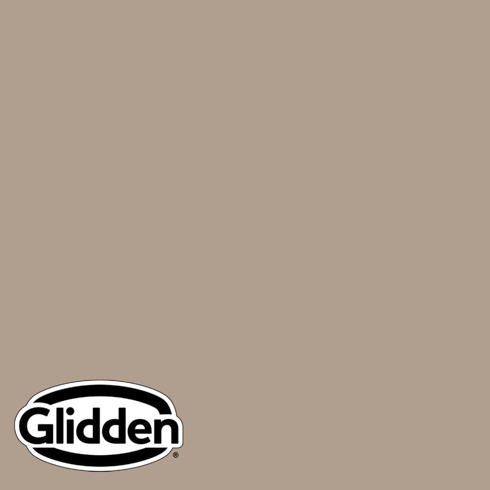 Glidden Essentials 1 gal. PPG1076-4 Cuppa Coffee Satin Exterior Paint ...