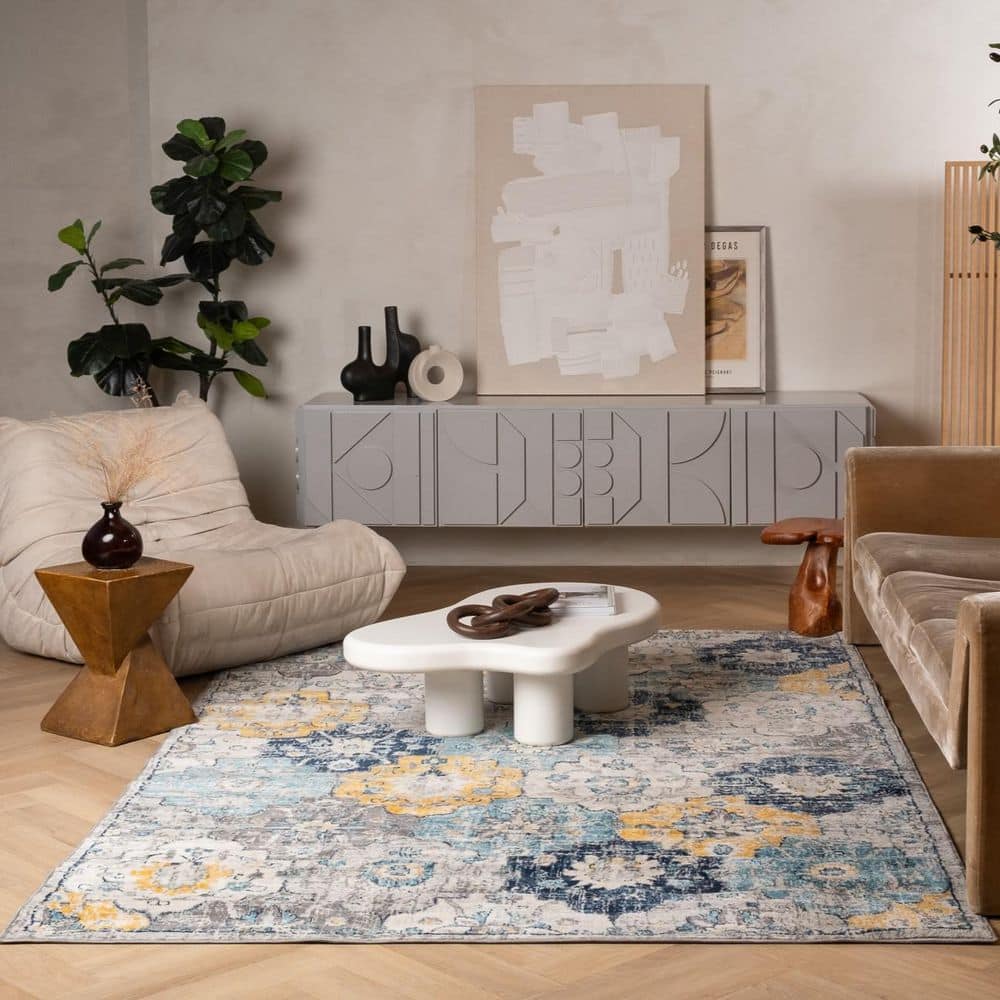 Rug Branch Savannah 2 ft. x 16 ft. Mid-Century Modern Indoor Runner Rug ...