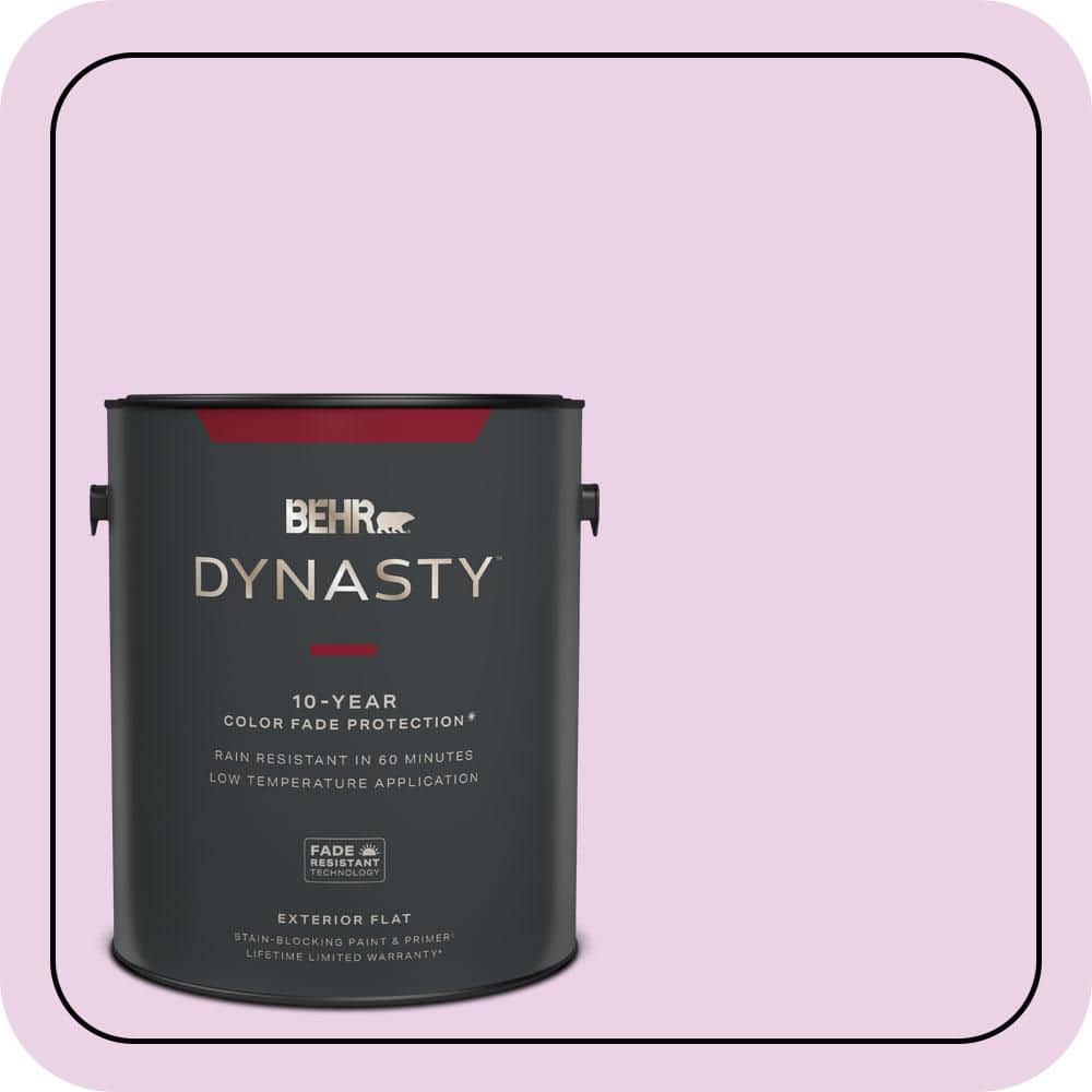 BEHR DYNASTY 1 gal. #670A-2 Champagne Elegance Flat Exterior Stain ...
