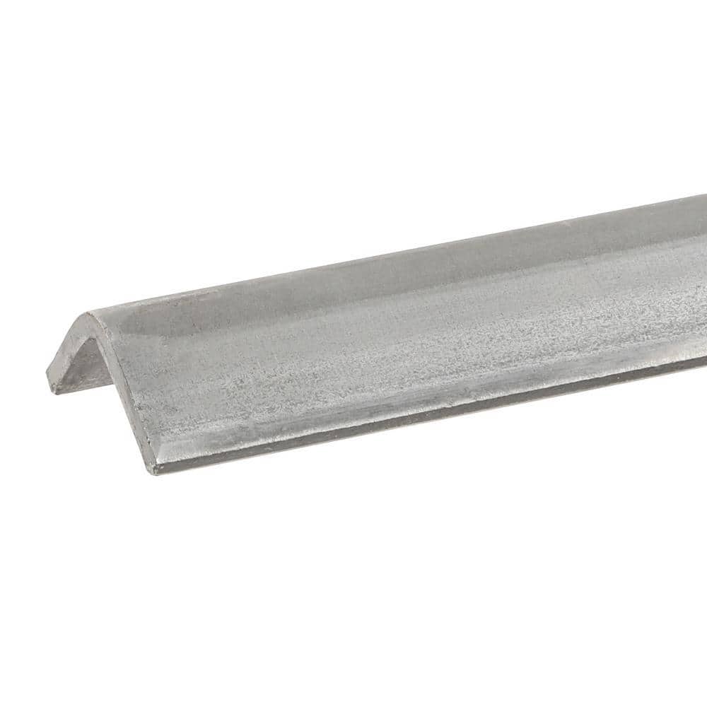 Everbilt 3/4 in. x 6 ft. - 1/8 in. Thick Plain Steel Angle 0806 - The ...