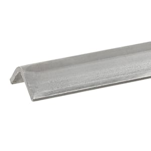 Everbilt 1 in. x 3 ft. - 1/8 in. Thick Plain Steel Angle 0807 - The ...