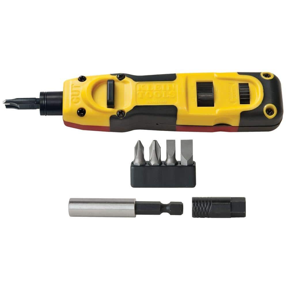 Klein Tools Impact Punchdown Multi-Tool with 110/66 Blade and WorkEnds ...