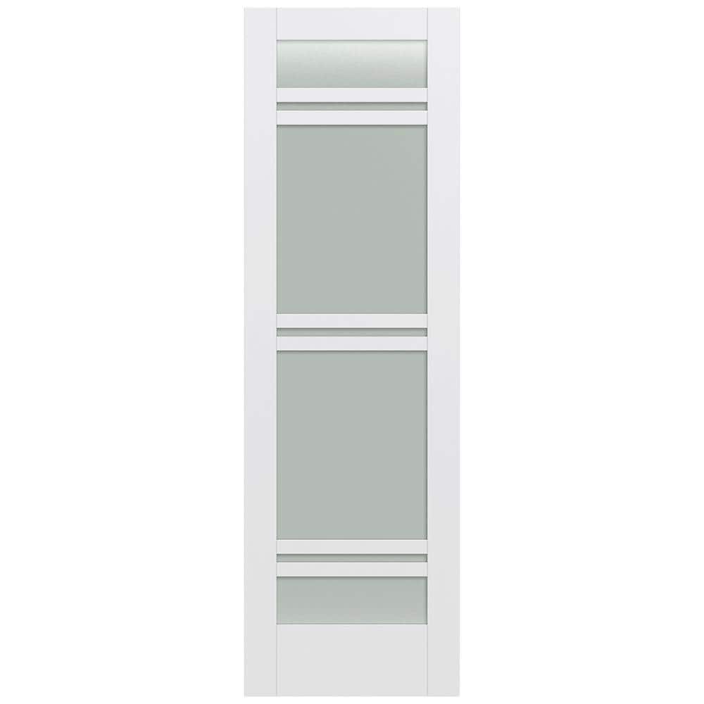 JELD-WEN 32 in. x 96 in. MODA Primed PMT1071 Solid Core Wood Interior ...