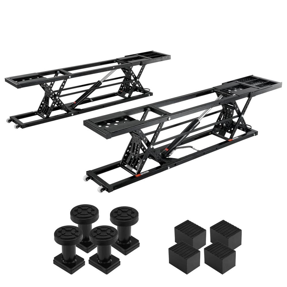 SKYSHALO Car Lift, 25.6 in. Max. Height, 5000 lbs. Capacity Portable ...