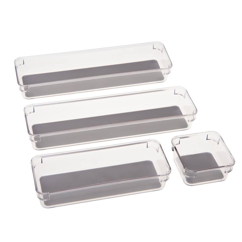 SIMPLIFY 4-Pack Multipurpose Drawer Organizers 30004 - The Home Depot