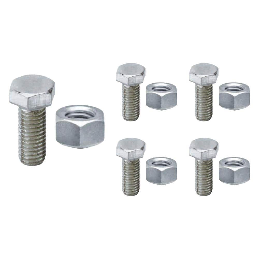 NEWHOUSE ELECTRIC 1/2 in. Hex Bolt and Nut - Strut Channel, 10 Pack (5 ...
