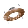 NICOR 5 in. and 6 in. Downlight Aged Copper 800-Lumen Integrated LED ...