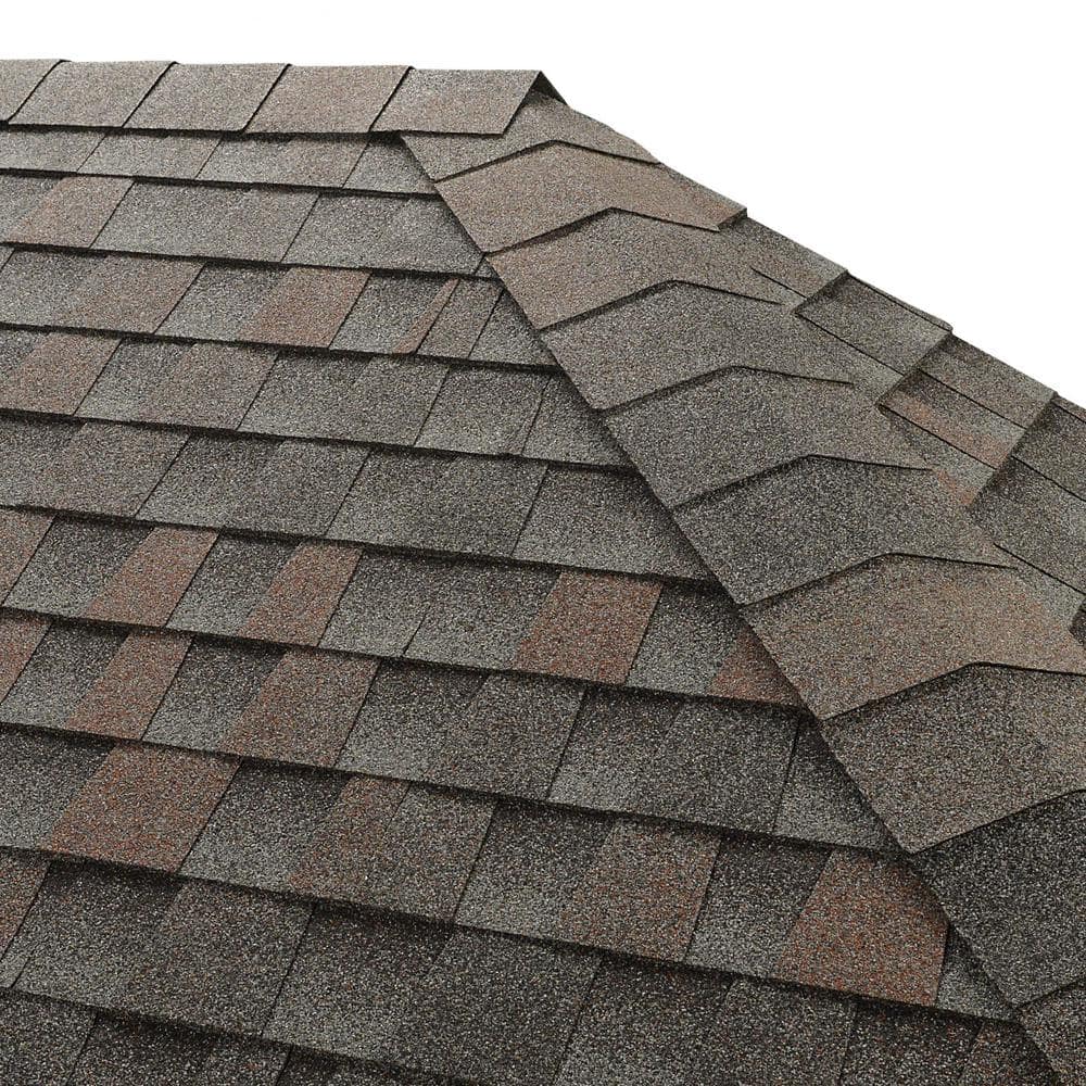 GAF Seal-A-Ridge Williamsburg Slate Hip and Ridge Cap Roofing Shingles ...