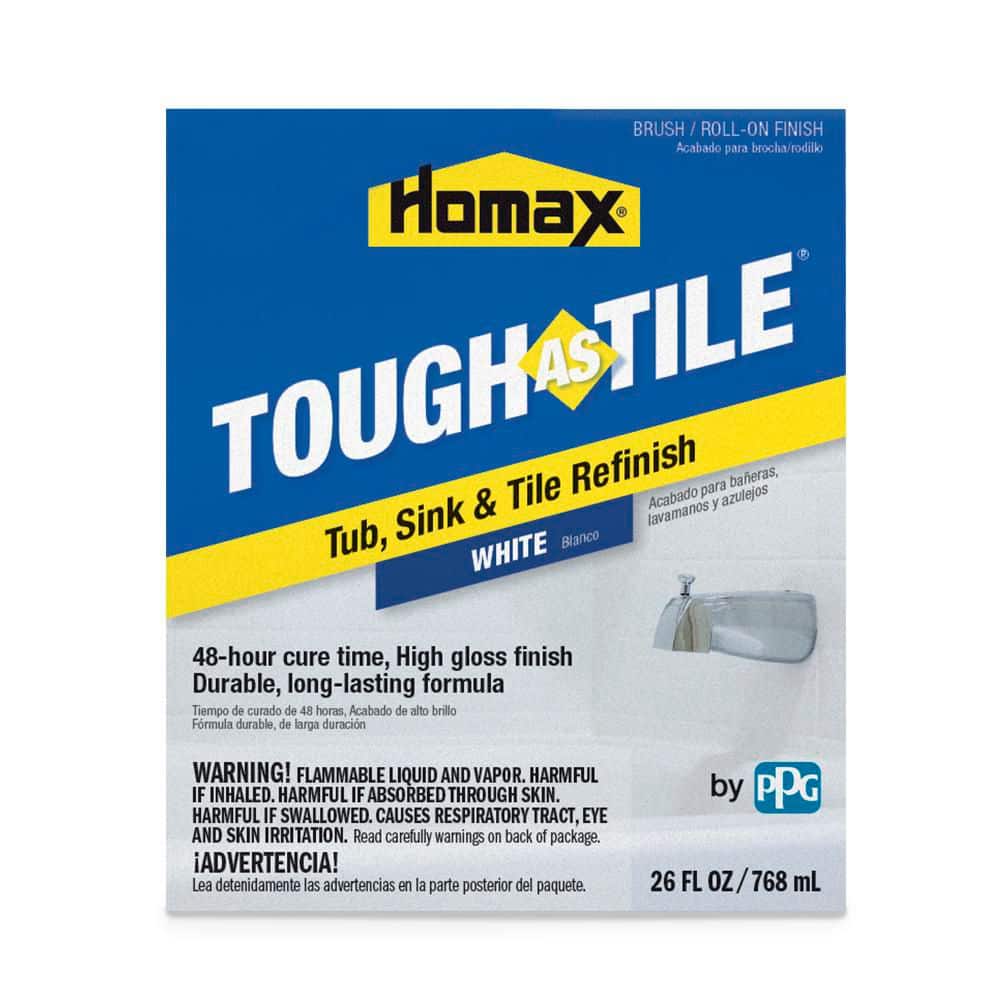 Homax Tough as Tile 26 oz. White Tub Sink and Tile Epoxy 3158 - The ...