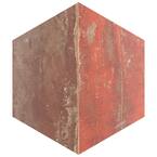 Merola Tile Tangram Wood Walnut 17-3/8 in. x 17-3/8 in. Porcelain Floor ...